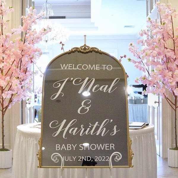 Wedding Sign Decals - Welcome Wedding Decals - Rustic Wedding Decor ...