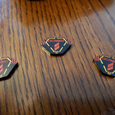 Focus and EWS Chaff Token for SW Armada Sold by Token Laser Engraved ...