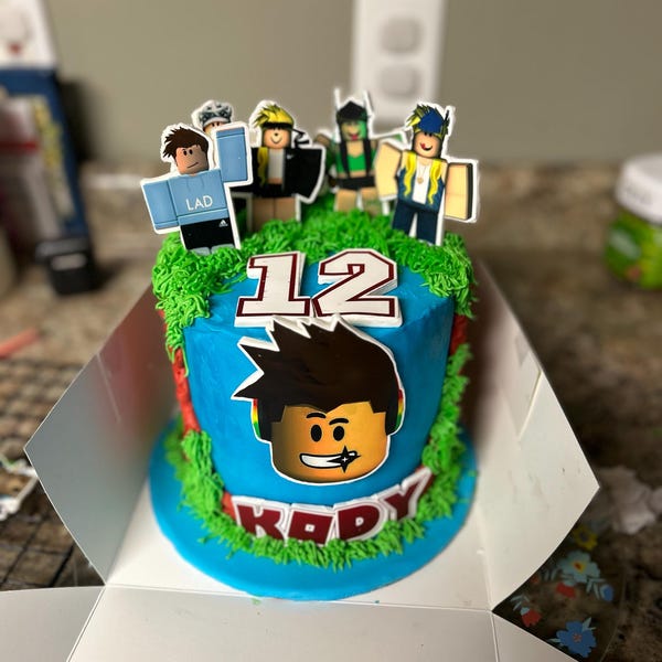 Personalized DOORS Roblox Cake Topper - the Perfect Addition to Your ...