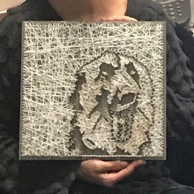 Lab Face String Art 16x16 - Etsy