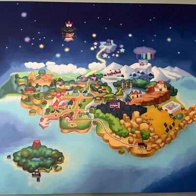 FFXIV World Map Three Continents Eorzea Hydaelyn Large Mouse Pad - Etsy