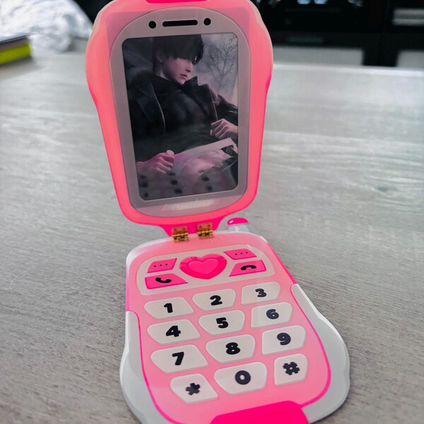 Flip Phone Y2K Kpop Idol Acrylic Photocard Holder - Etsy