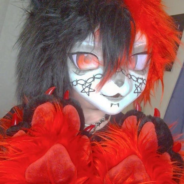 Vitality Wolf-premade Kig Head Fursuit Mask Kigrumi Head, Kig Head Mask ...