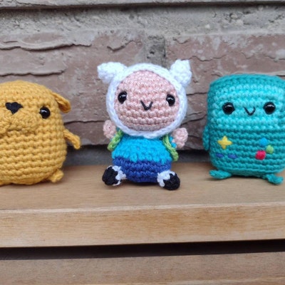 3-in-1 Adventure Time Crochet Pattern Bundle Finn Jake BMO - Etsy
