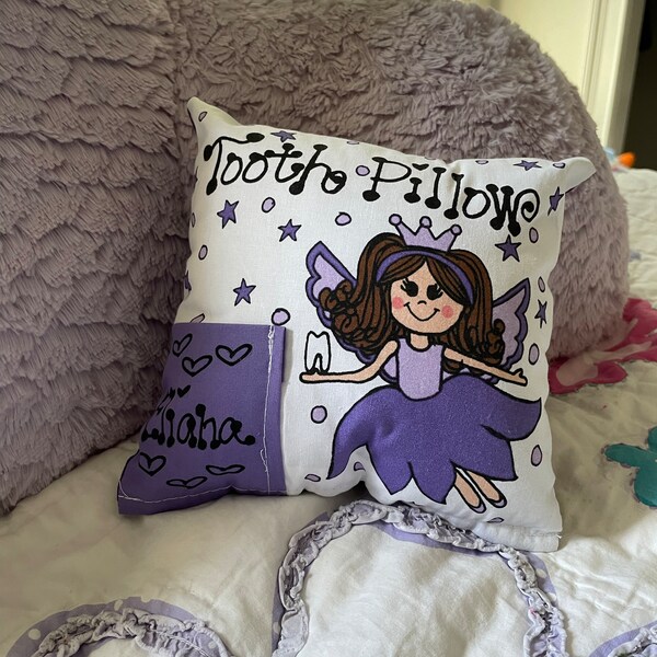 Personalized Tooth Fairy Pillow / Mermaid / Tooth Pillow / Lost Tooth ...