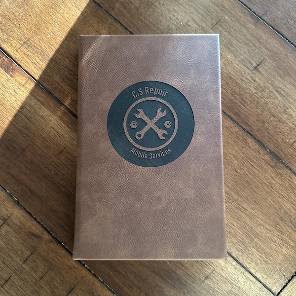 Custom Company Logo Journal, Company Logo Notebook, Custom Leather ...