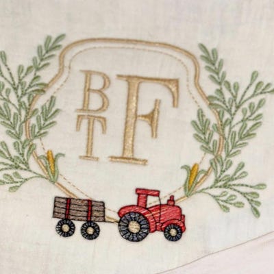 Blue Flowers Embroidery Design, Bouquet Embroidery Design Machine ...