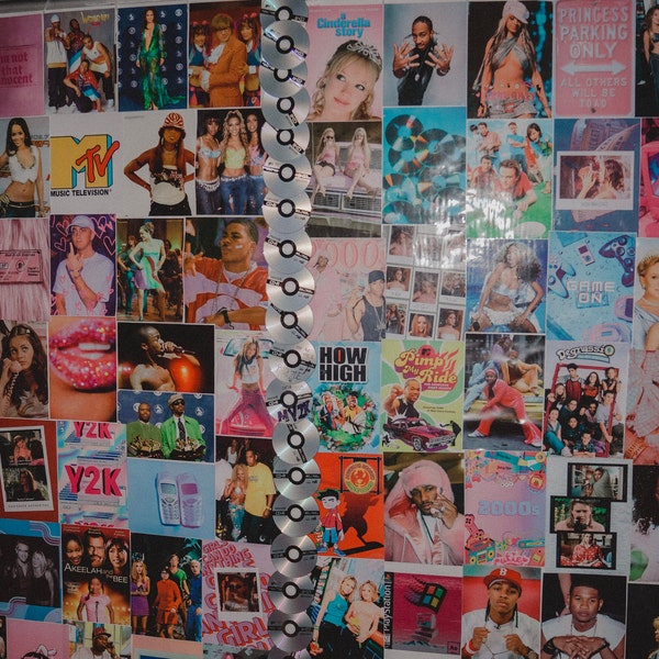 Y2K 2000s Aesthetic Wall Collage Kit: DIGITAL Set of 70 Posters, Early ...