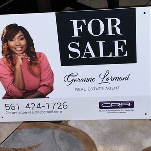 Real Estate Yard Sign 8 for Sale Sign Property Sign Listing Sign ...