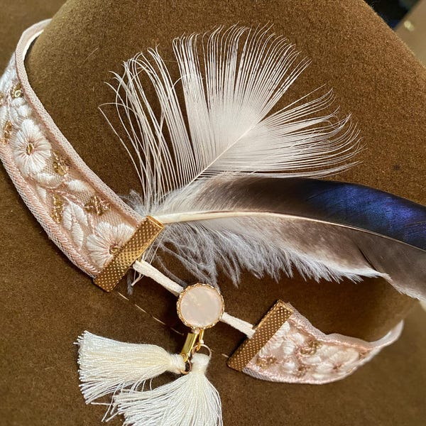 Custom Hat Band Feathers. Hat Band Accessory. Custom Feather for Your ...