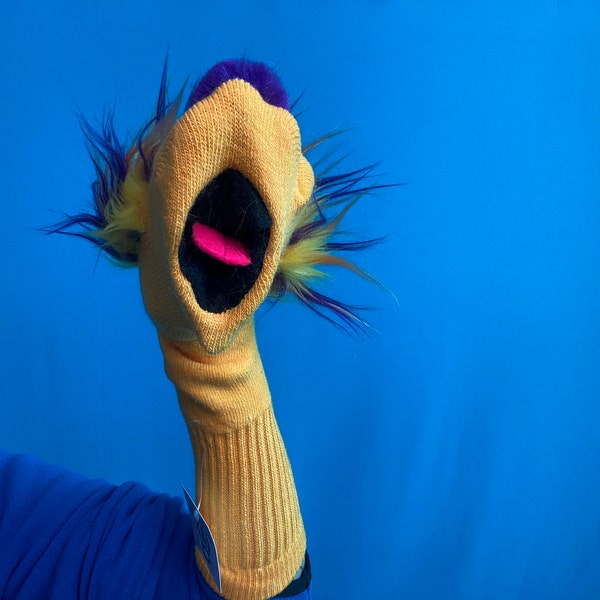 Monarch Butterfly Sock Puppet. Professionally Sewn, Handmade, Couture ...