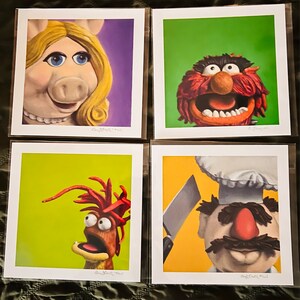 Set of Four Muppet Prints Your Choice | Etsy