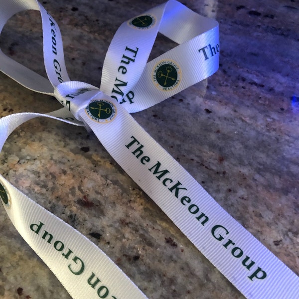 Personalized Custom Printed Grosgrain Ribbon, Full Color Printed ...