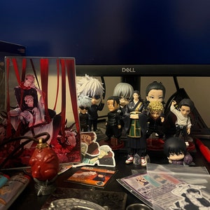 JJK Satoru Gojo Miniature Building Figure Jujutsu Anime Double Sided ...