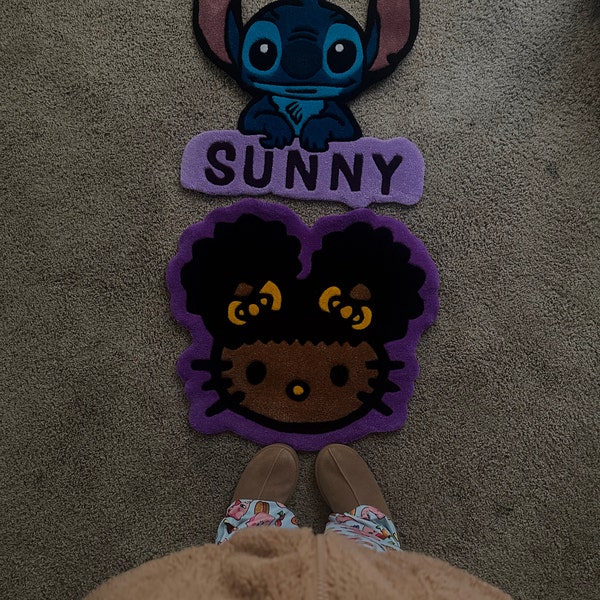 Stussy Tufted Rug 8 Ball Rug, Rug for Bedroom, Modern Rugs, Y2K Gift ...