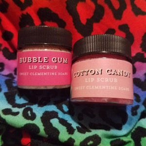 Cotton Candy Lip Scrub Lip Sugar Scrub Avocado Butter Sugar - Etsy