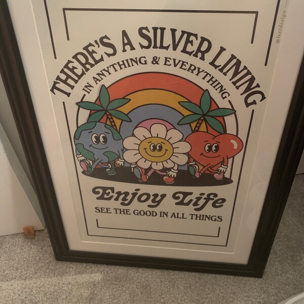 Silver Lining- 11x17 Print / Wall Art / Poster / Home Decor ...