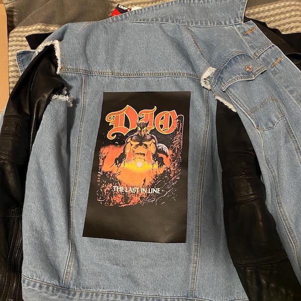 Dio - the Last in Line Back Patch Cosplay - Eddie Munson HALLOWEEN ...