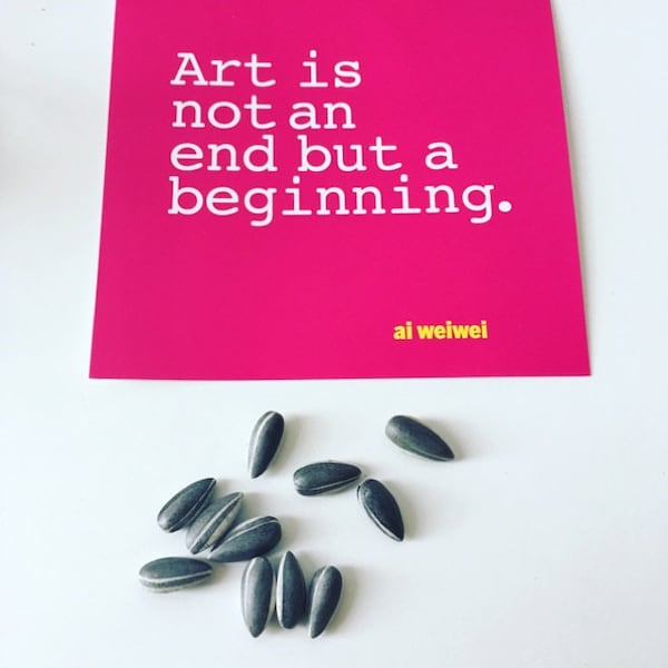 Ai Weiwei Porcelain Sunflower Seeds LONDON TATE MODERN 10 Pcs - Etsy