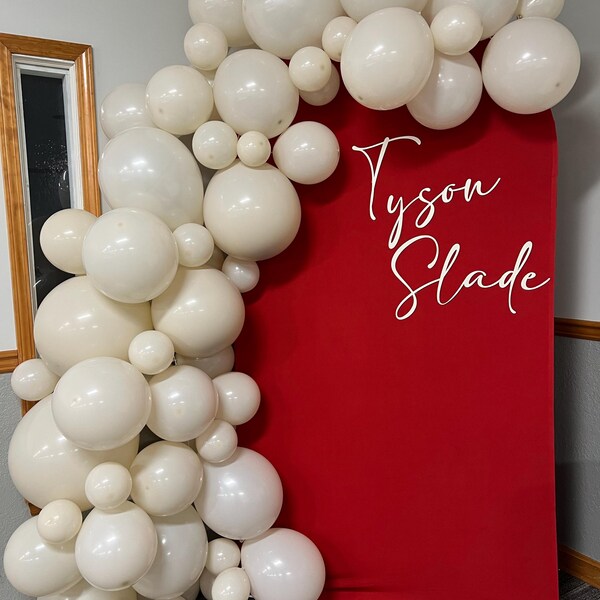 Custom Backdrop Sign, Name Sign for First Birthday Party, Wood Cut Out ...