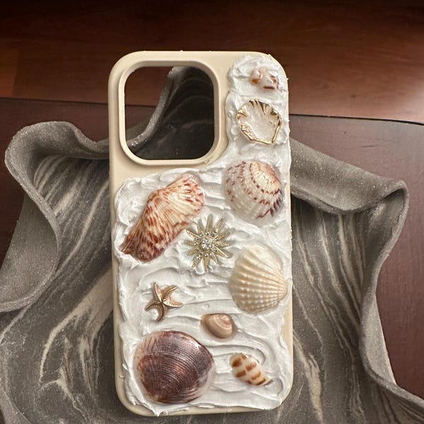Coastal Seashell Phone Case Decoden Phone Case Beach Lover Gift | Handpicked Florida Seashells ...