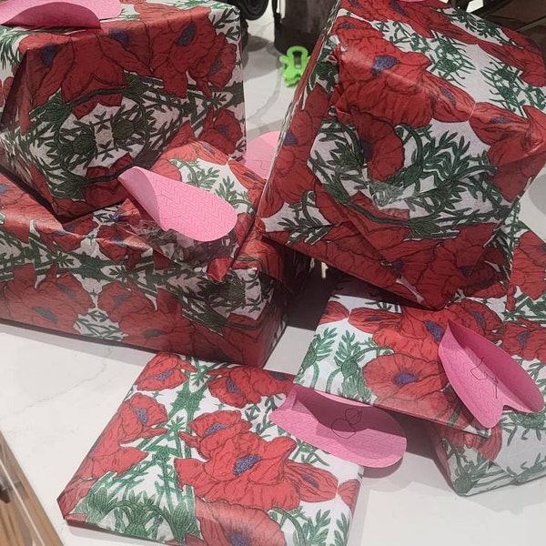 Poppy Note Card Set: All Occasion Blank Cards - Etsy