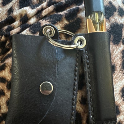 ZIPPO Lighter With Leather Key Fob Case - Etsy