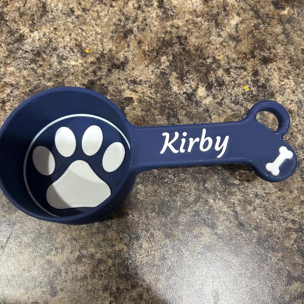 Personalized Dog Food Scoop, Pet Food Measuring Cup With Name, Kibble ...