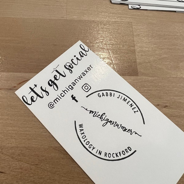 Social Media Stamp | Instagram Stamp | Custom Social Packaging Stamp ...