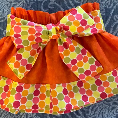 Apron Knot Dress Sewing PDF Pattern Sizes 3m Girls 8 INSTANT - Etsy