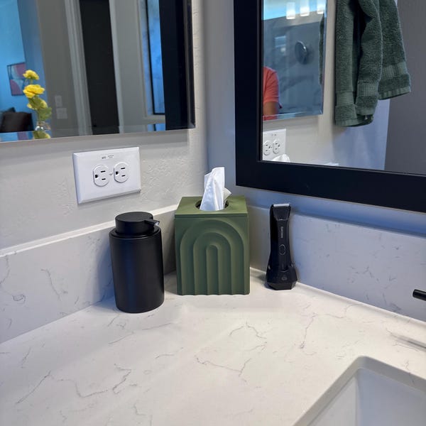 Cute Tissue Box Cover - Kleenex Box Cover - Tissue Holder - Modern Home ...