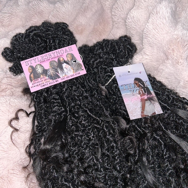 NEW Mermaid Locs Handmade Crochet Locs With Human Hair Deep Wave ...