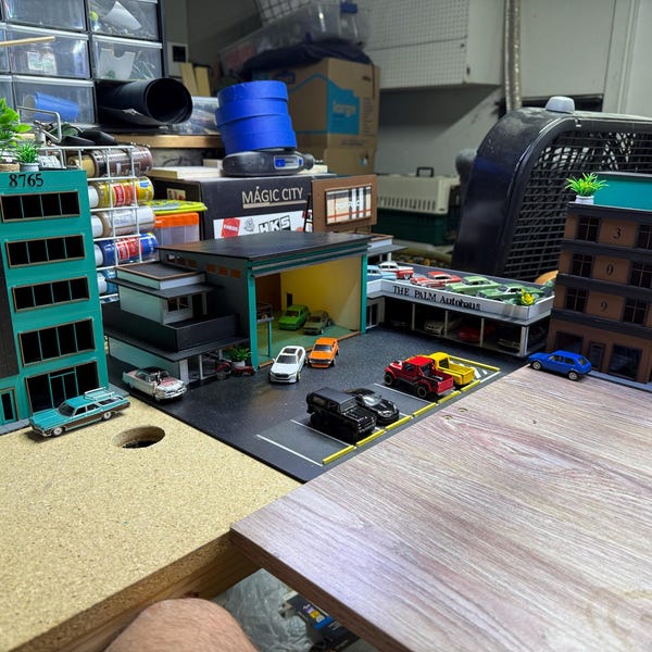 1/64 Scale Diorama Garage Diecast - Etsy