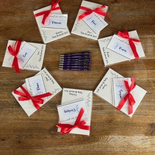 Custom Personalized Note Pad, Writing Pad, Memo Pad Minimalist Design ...