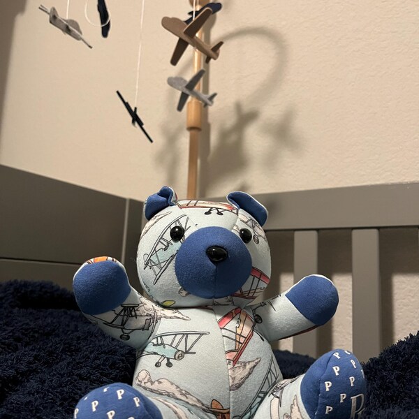 One Sleeper Memory Bear, Keepsake Bear, Memorial/ Personalized Baby ...