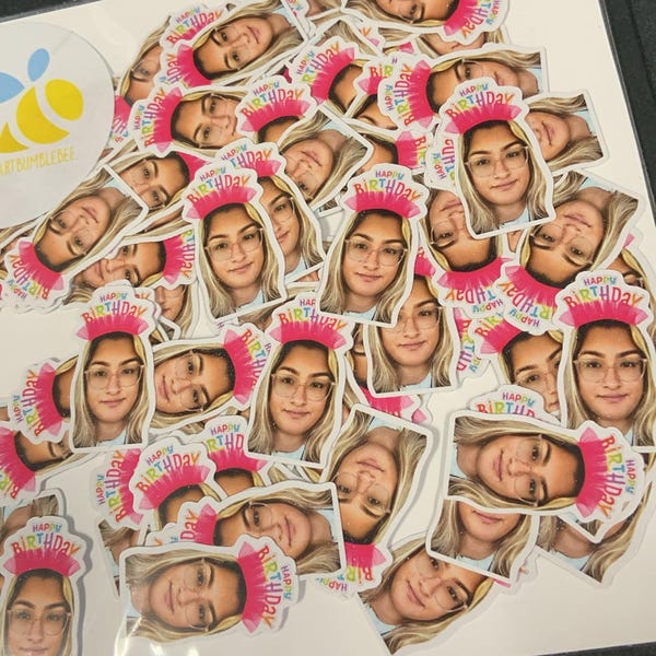 Personalized Face Confetti Funny Birthday Confetti 1st, 21st, 30th ...