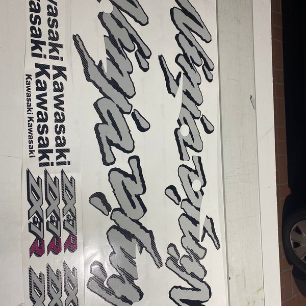 ZX6R or ZX10R Ninja Hot Pink Custom Decals Stickers Kit Set Customized ...