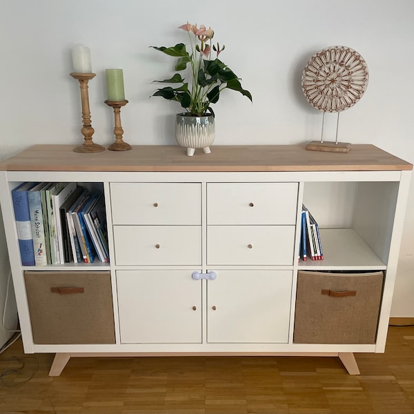 Kallax Wooden Panel Made of Beech Wood - Solid Wood Top Panel for IKEA ...