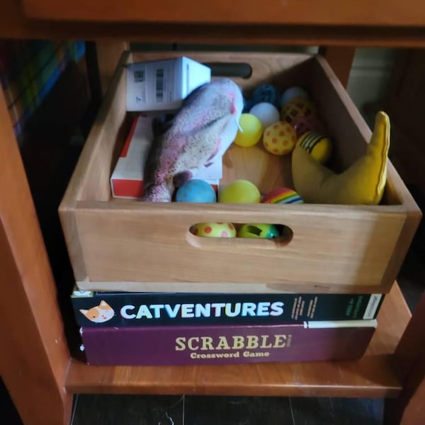 Cherry Wood Storage Box: Beeswax Finish, Craft & Fairy Box - Etsy