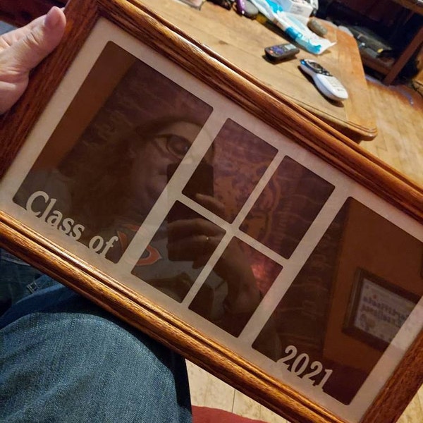 Personalized Graduation Frame, Class of Frame - 7x14 Photo Collage 6 ...
