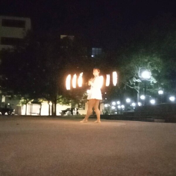 Big Fire Comet Poi, Cage Poi, Performance Poi, Big Poi, Huge Poi ...