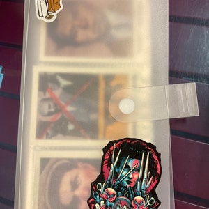 Japanese Comic Girl Stamp Stickers Gold Foil Sticker Sheet - Etsy