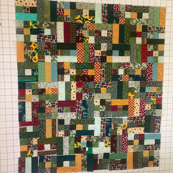 Jelly Roll Patchwork DIGITAL/PDF Quilt Pattern #200 - Etsy