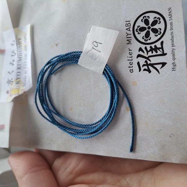 Pure Silk 3ply Japanese Twisted Cord 1mm Yorihimo 1 Meter/ for ...