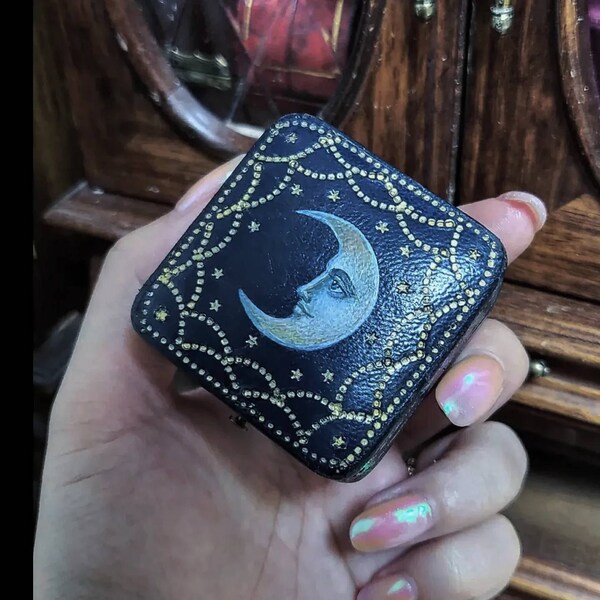 Antique Jewellery Box With White Mice Painting by Irene Owens - Etsy