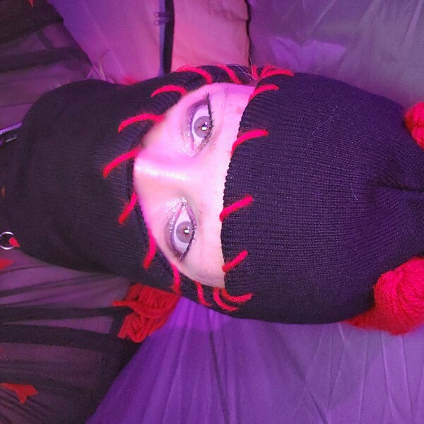 Zipper Mouth Ski Mask Balaclava Gimp Mask Face Mask Winter Clothing ...