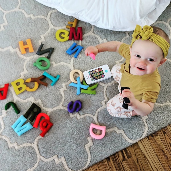 Felt Stuffed Alphabet, Felt Letters for Kids, Educational Toy - Etsy