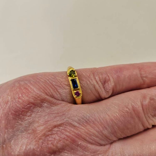 Custom Gemstone Signet Ring by Caitlyn Minimalist • Birthstone Ring ...