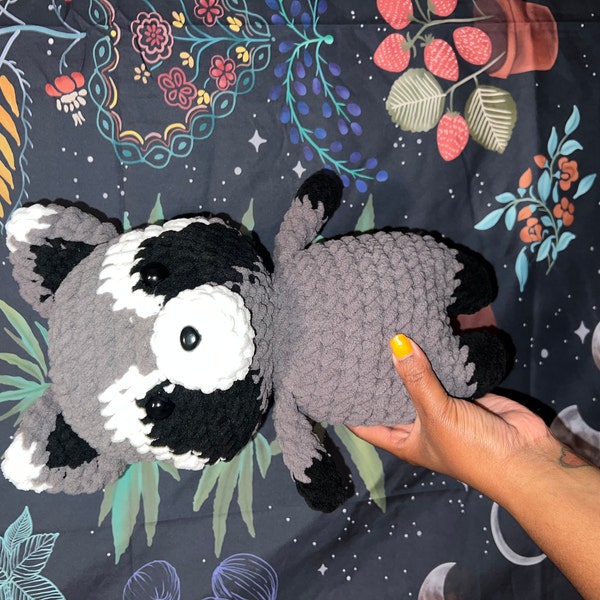 Crochet Pattern - Chocho the Raccoon, Cute, Soft Toy, Handmade ...