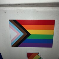 Demiflux Demifluid Pride Flag Heart Sticker - Die Cut Vinyl Waterproof ...